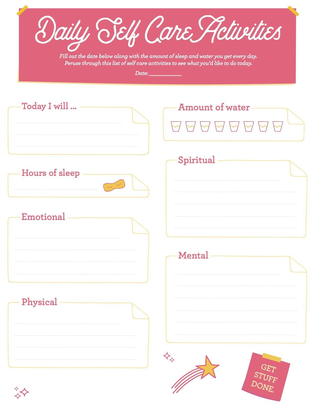 Self Care Routine Worksheet Anger Management Worksheets Self Care Routine Worksheet Anger Management Worksheets