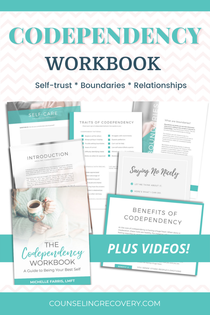 Codependency Recovery Workbook In 2021 Codependency Recovery | Anger ...