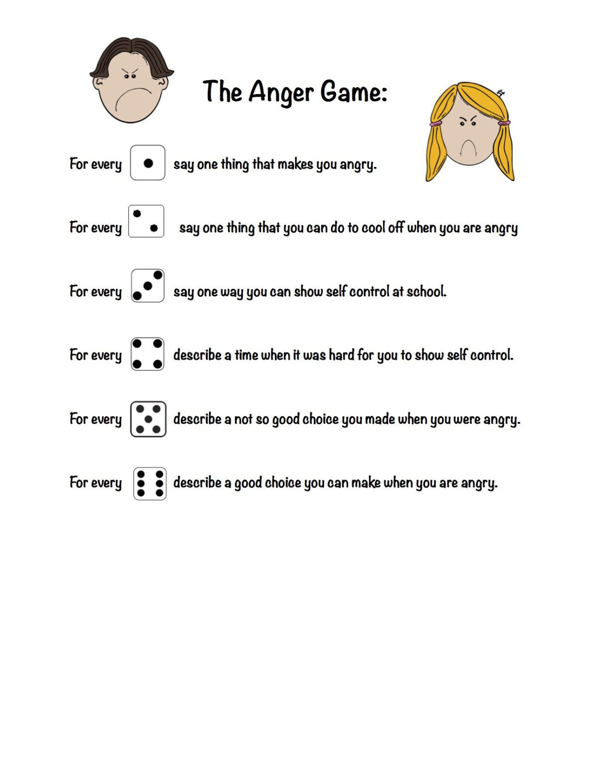 Pin On Elementary School Counseling | Anger Management Worksheets